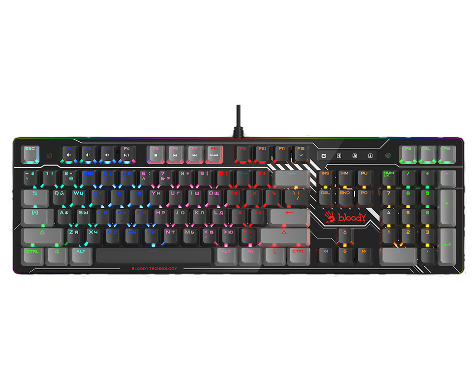 Игровая клавиатура A4Tech Bloody B808N LIGHT STRIKE