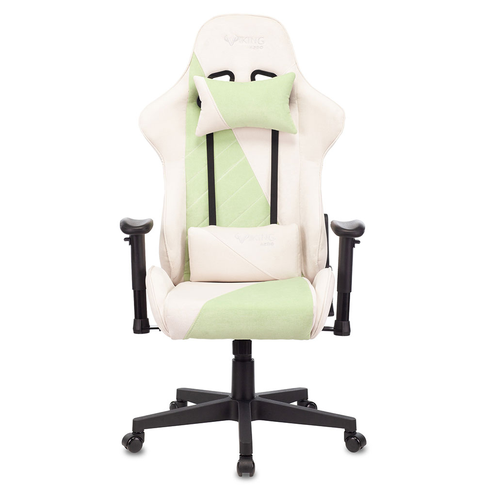 Купить Игровое кресло Бюрократ VIKING X Fabric White-Green в Донецке ...
