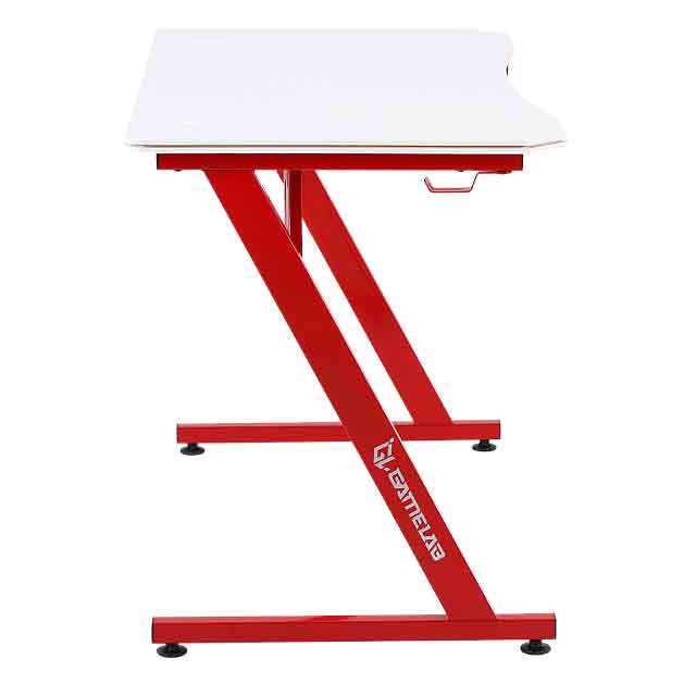 Игровой стол GameLab Monolith White-Red с подсветкой [ уценка ...