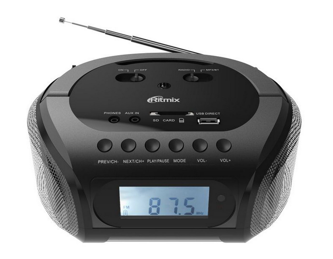 Магнитола-бумбокс RITMIX RBB-020BT